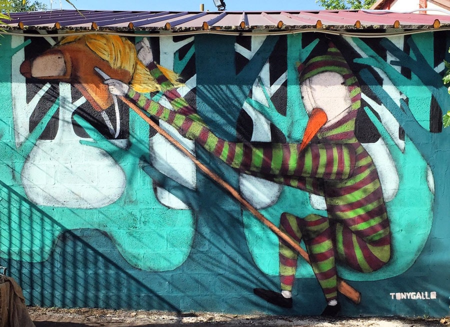 Tony Gallo in Padua: The wall as a dream space