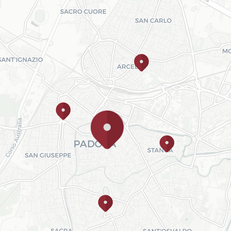 Welcome in Padua: maps