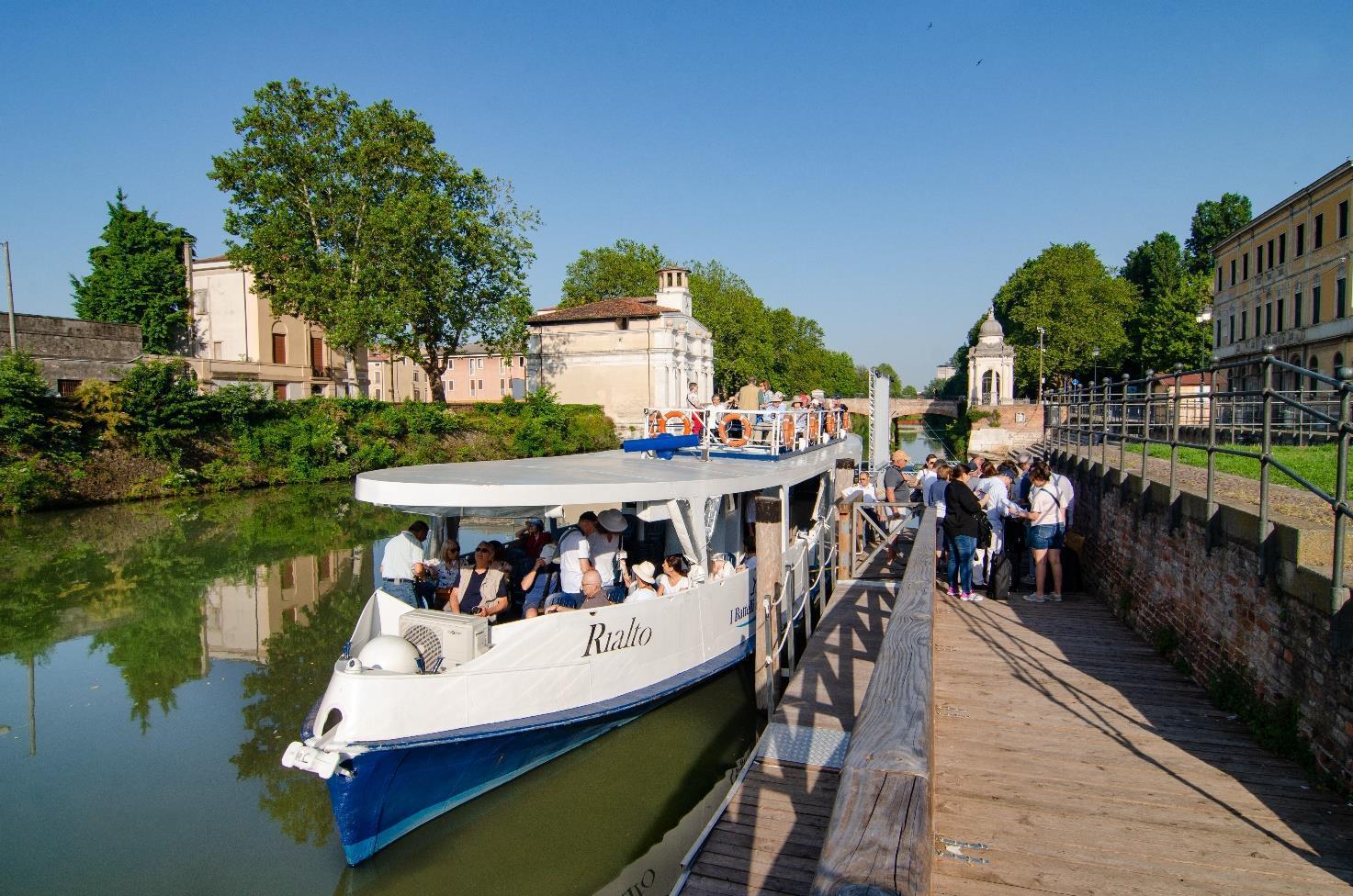 Itinerario in battello dal Portello a Stra